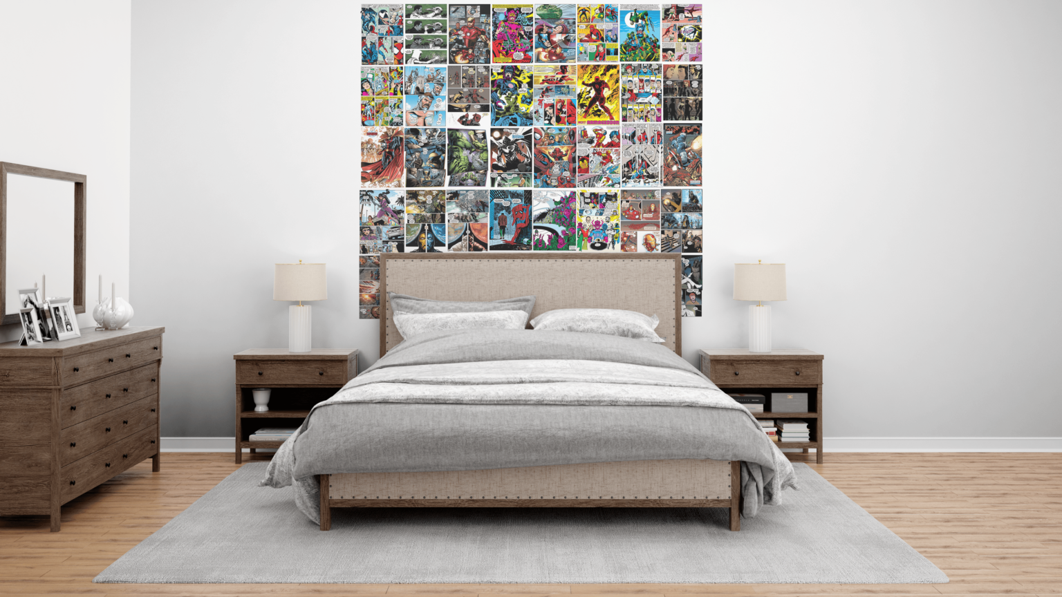 Marvel Comic Poster Wall Collage – Drapster