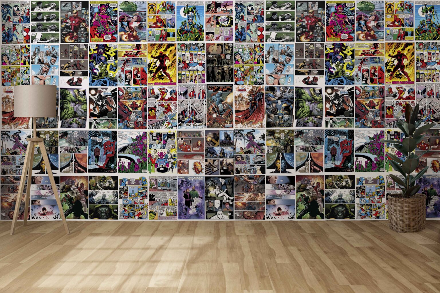 Marvel Comic Poster Wall Collage – Drapster