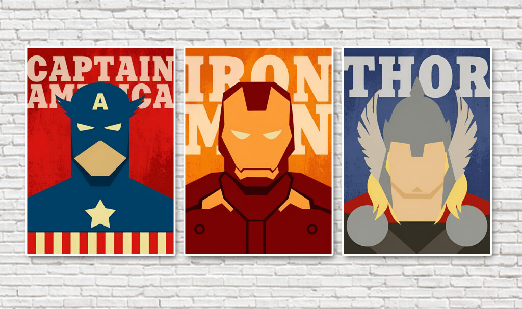 Marvel Avengers Trinity Poster Pack – Drapster