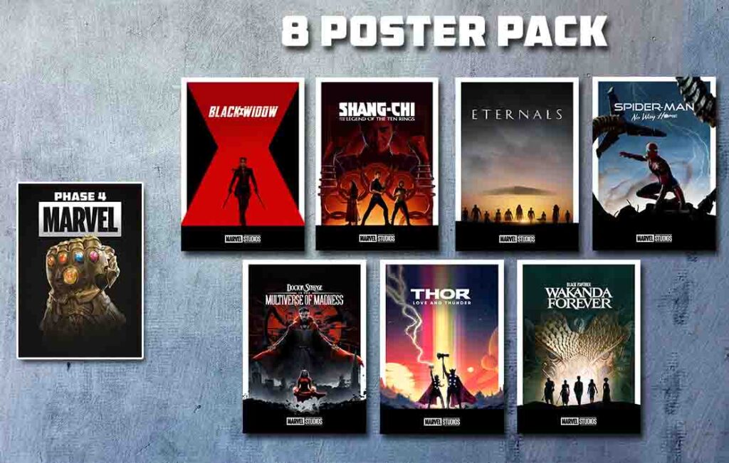 MCU Phase 4 Poster Pack – Drapster