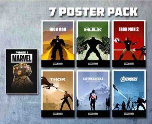 MCU Phase 1 Poster Pack – Drapster