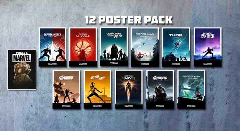 MCU Phase 3 Poster Pack – Drapster