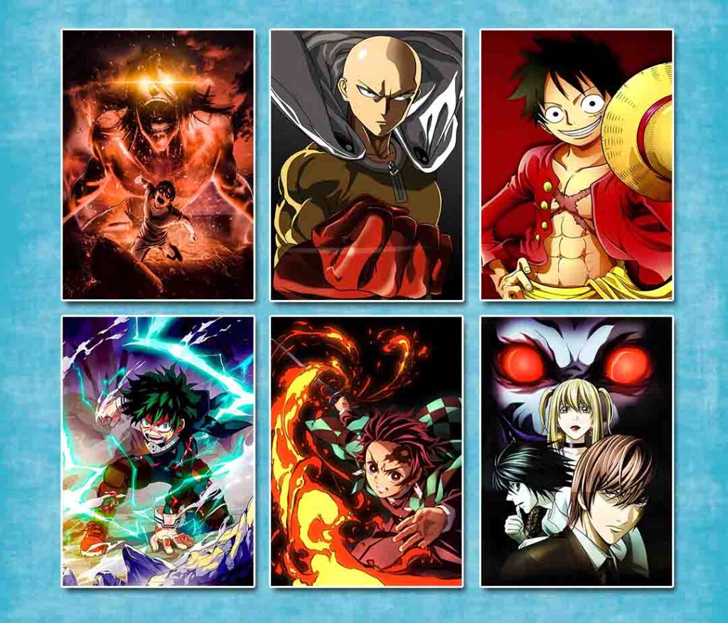 Mixed Anime Poster Pack – Drapster