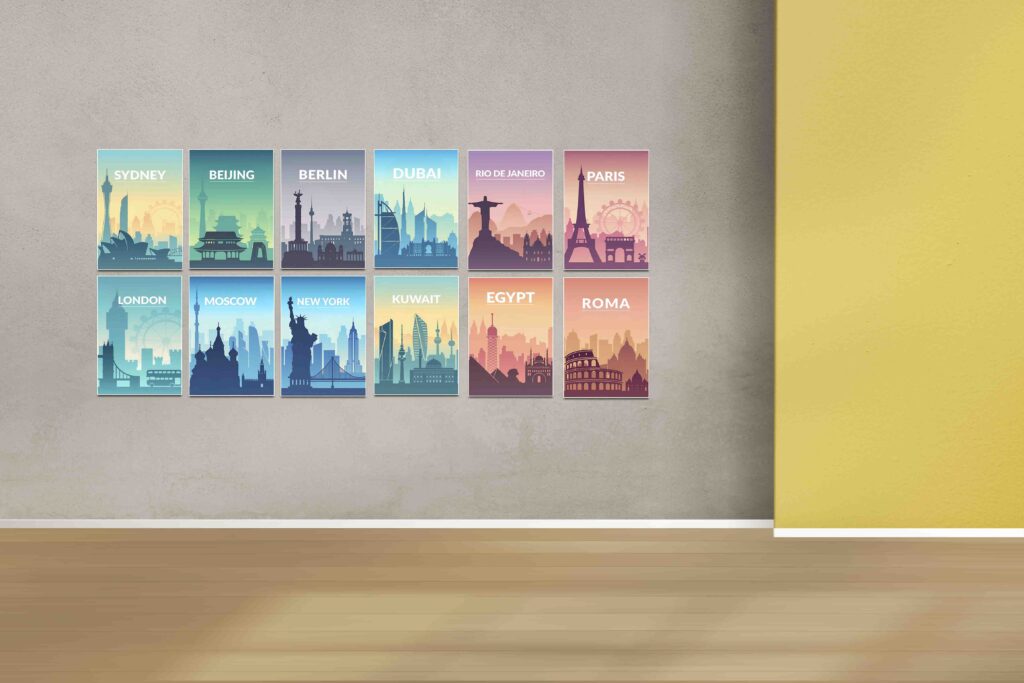 Popular City Posters Pack – Drapster