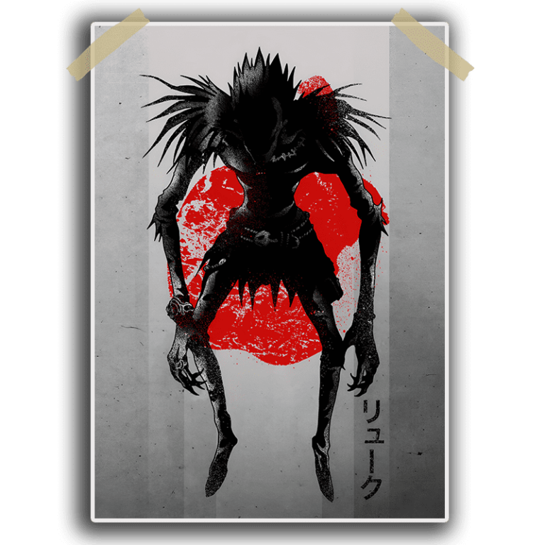 Death Note Shinigami Single Poster | 13×19 inches | 300 GSM | Laminated – Drapster