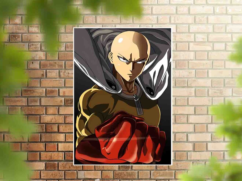 One Punch Man Single Poster | 13×19 inches | 300 GSM | Laminated – Drapster