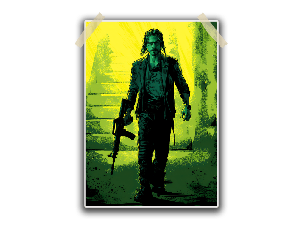 Shah Rukh Khan Jawan Art 2 Single Poster | 13×19 inches | 300 GSM ...