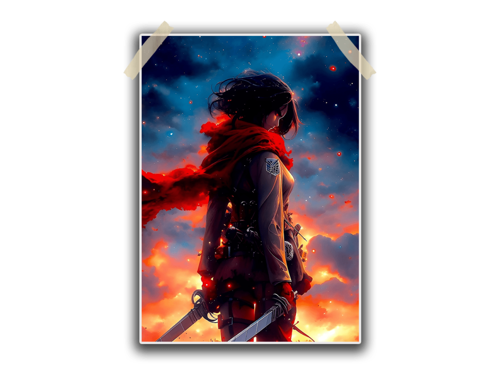 Attack on Titan – Mikasa Single Poster | 13×19 inches | 300 GSM ...