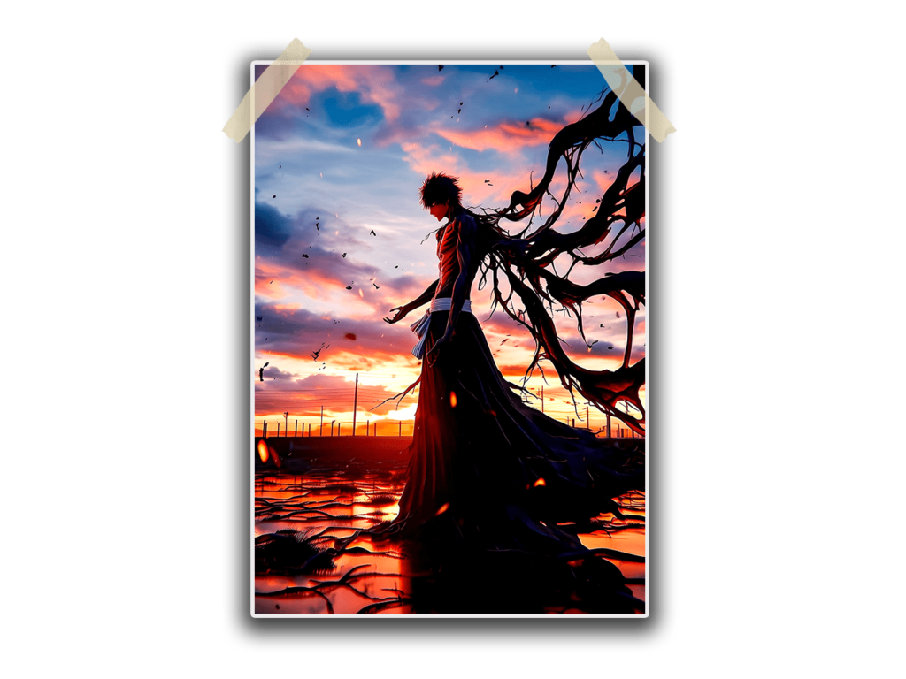 Bleach – Ichigo Kurosaki Single Poster | 13×19 inches | 300 GSM ...