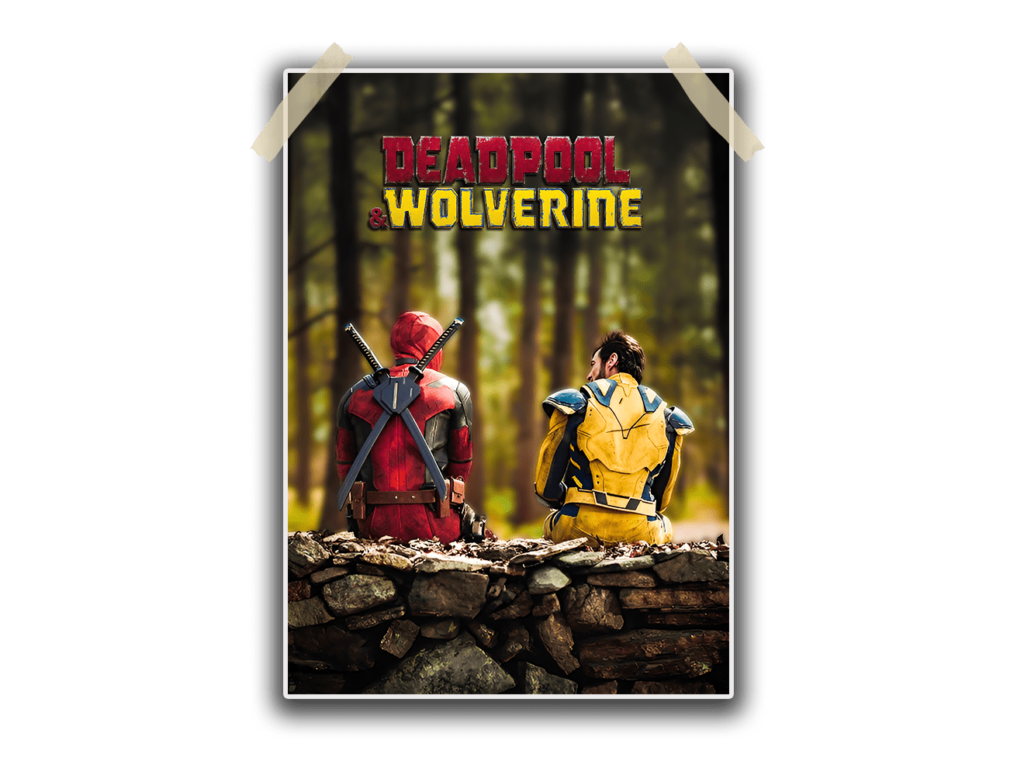 Deadpool & Wolverine Tribute Poster Single Poster | 13×19 inches | 300 ...