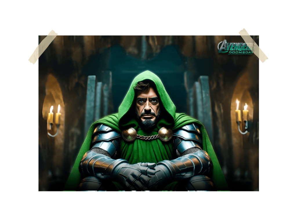 RDJ Doctor Doom V2 Single Poster | 13×19 inches | 300 GSM | Laminated ...