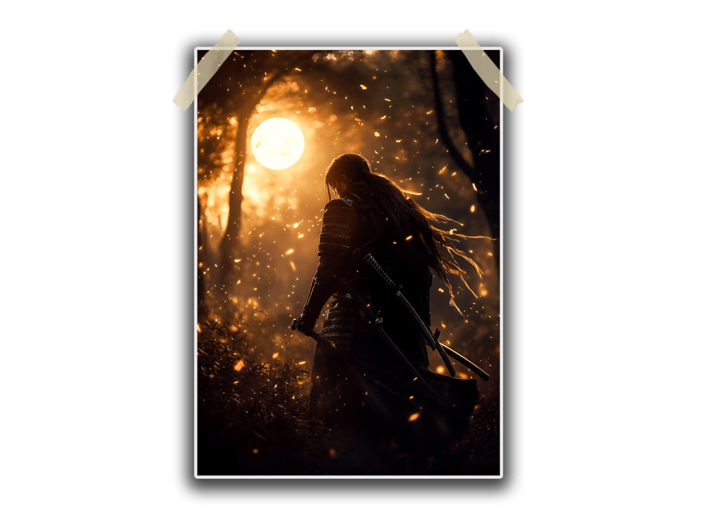 Lonely Samurai – Aesthetic Single Poster | 13×19 inches | 300 GSM ...